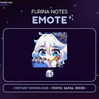 Genshin Impact Arlecchino Gun Emote for Twitch, Discord and Youtube ...