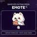 Cute Samoyed Twitch Emote - Pizza White Dog Emote, Dog Discord Emote ...
