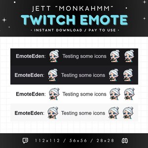 Valorant Jett Twitch Emote Monkahmm Jett Discord Emote, Jett Streaming ...