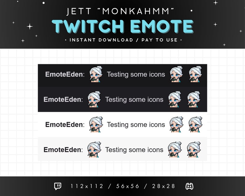 Valorant Jett Twitch Emote Monkahmm Jett Discord Emote, Jett Streaming ...