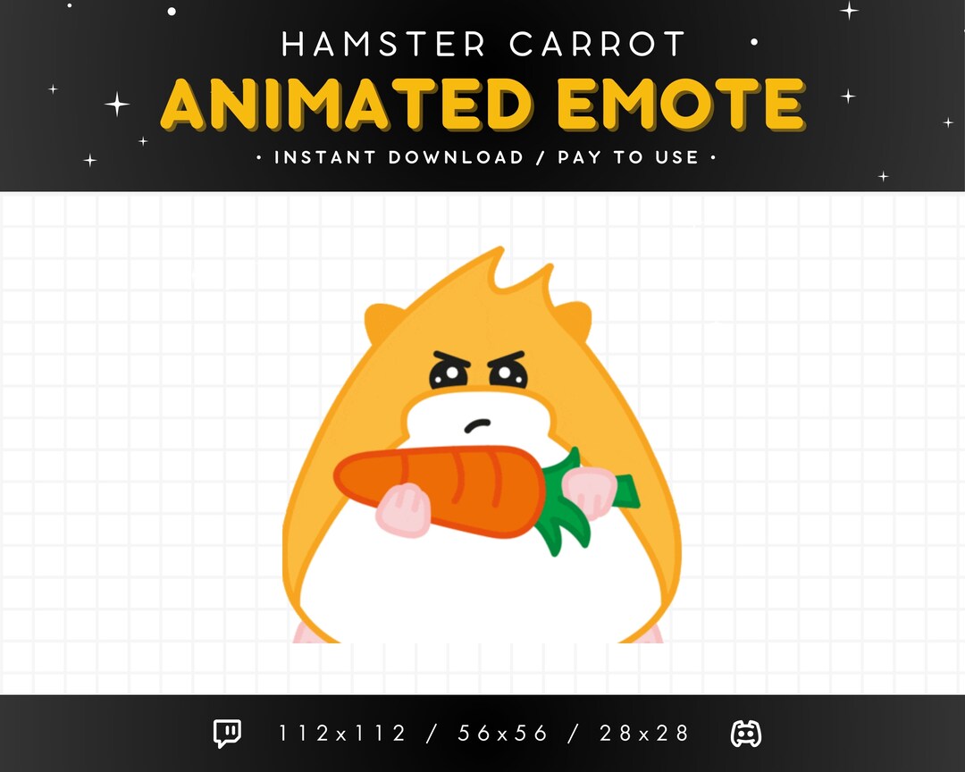 Mad Hamster Animated Emote Animated Twitch Emote, Streaming Assets ...