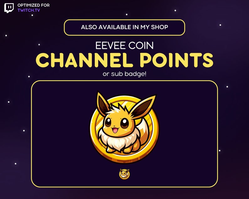 Cute Eevee Twitch Emote - Lurk Pokemon Eevee Emote, Gaming, Streaming ...