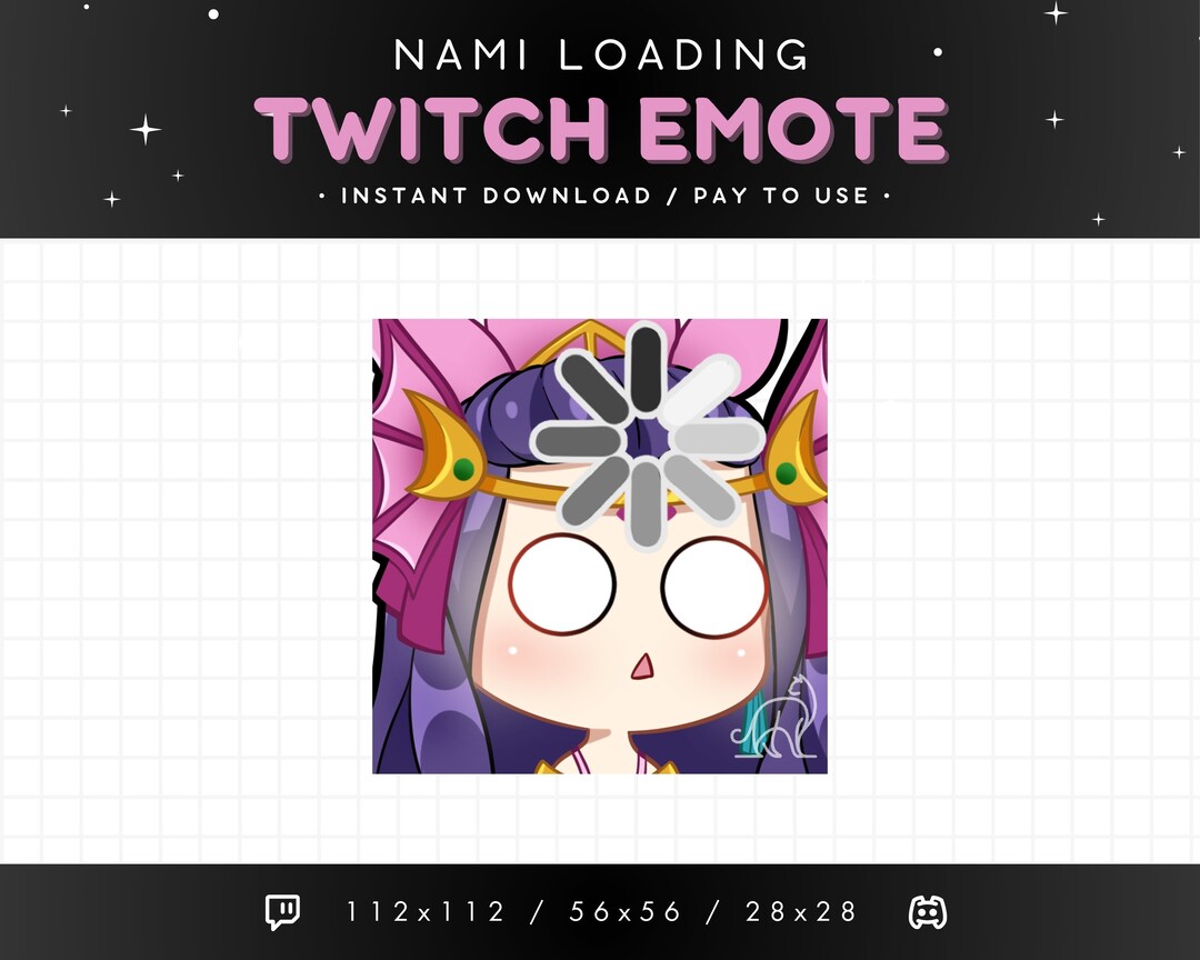 Buy Splendid Staff Nami Twitch Emote Loading League of Legends Nami ...