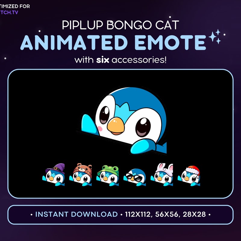 Penguin Stream Emojis - Etsy