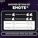 Cute Samoyed Twitch Emote - Head Pat White Dog Emote, Discord Emoji ...