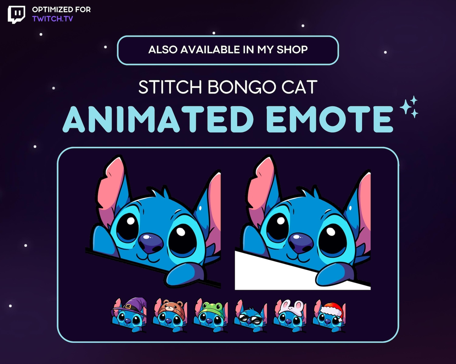 Stitch Twitch Emote Taking Notes Stitch Discord Emote, Stitch Streaming ...