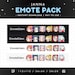 Janna Twitch Emote Pack 6x Janna League of Legends, Cute Janna Discord ...