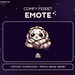 Comfy Ferret Twitch Emote - Cute Ferret Twitch Emote, Ferret Discord ...