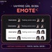 Vampire Girl Twitch Emote, Evil Vampire Girl, Kawaii Anime Emote, Gamer ...