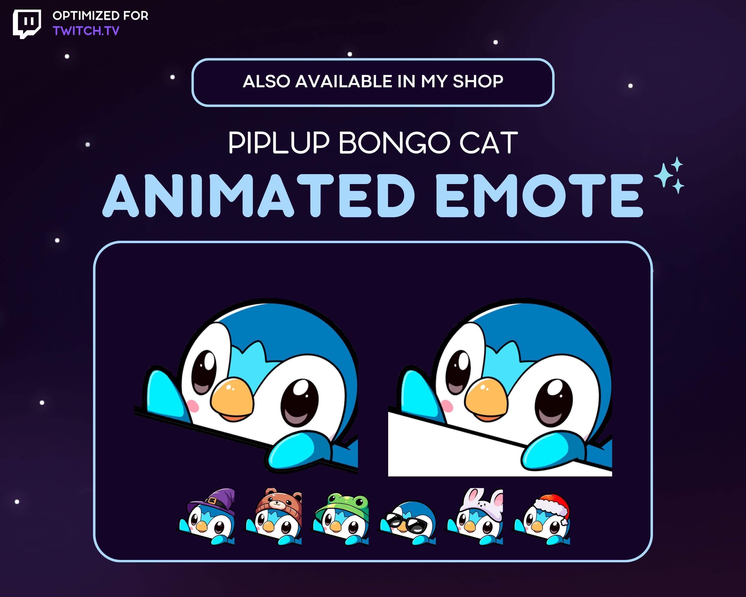 Cute Piplup Twitch Emote Pack 15x - Piplup Pokemon Emote, Gaming ...