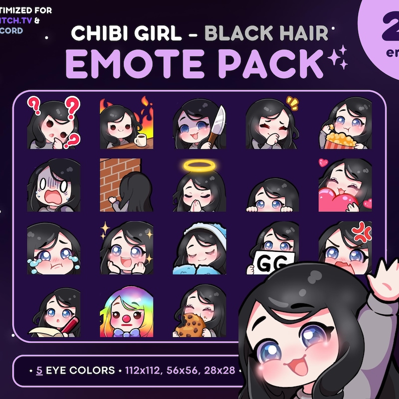 Twitch Emotes Black Girls - Etsy
