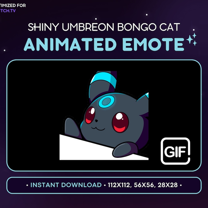 Animated Shiny Umbreon - Etsy