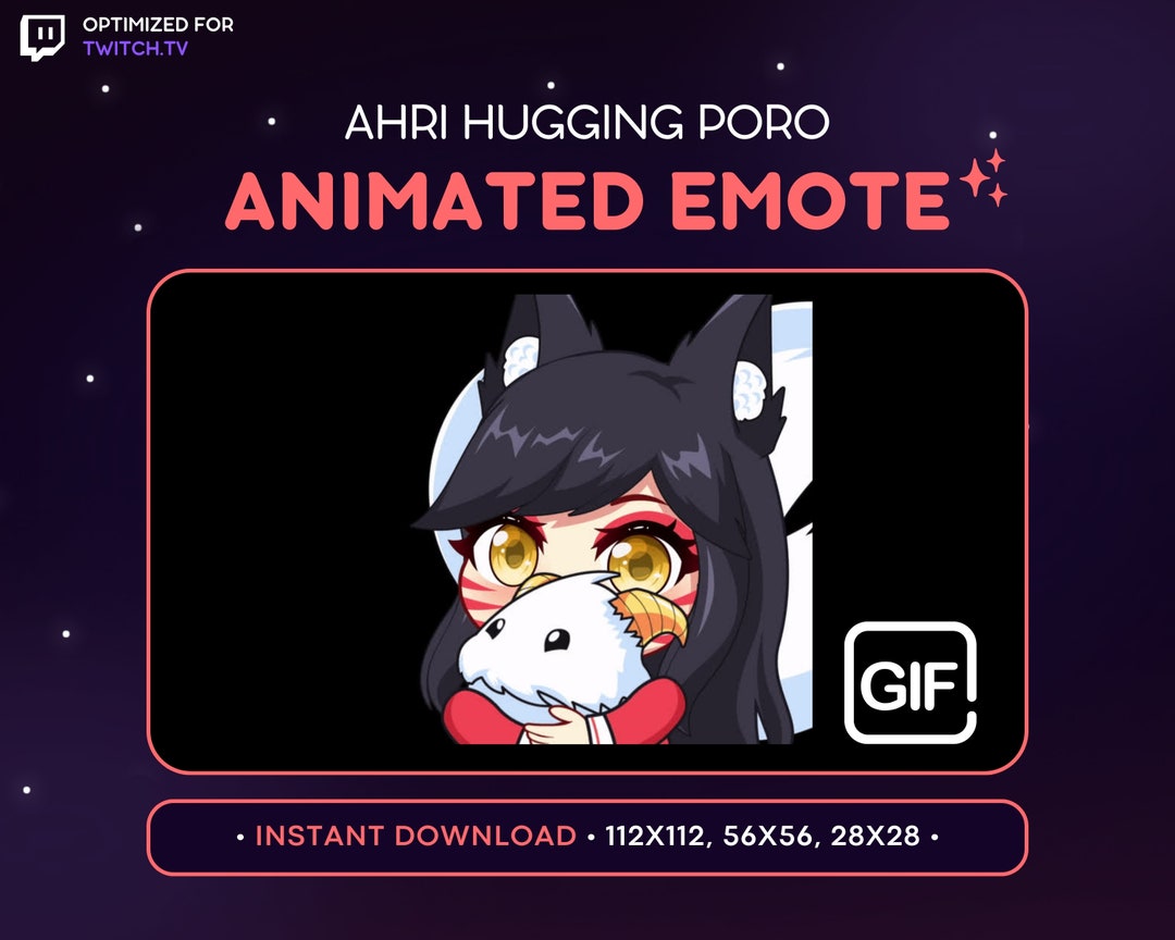 League of Legends Ahri Animated Emote - Animated Twitch Emote ...