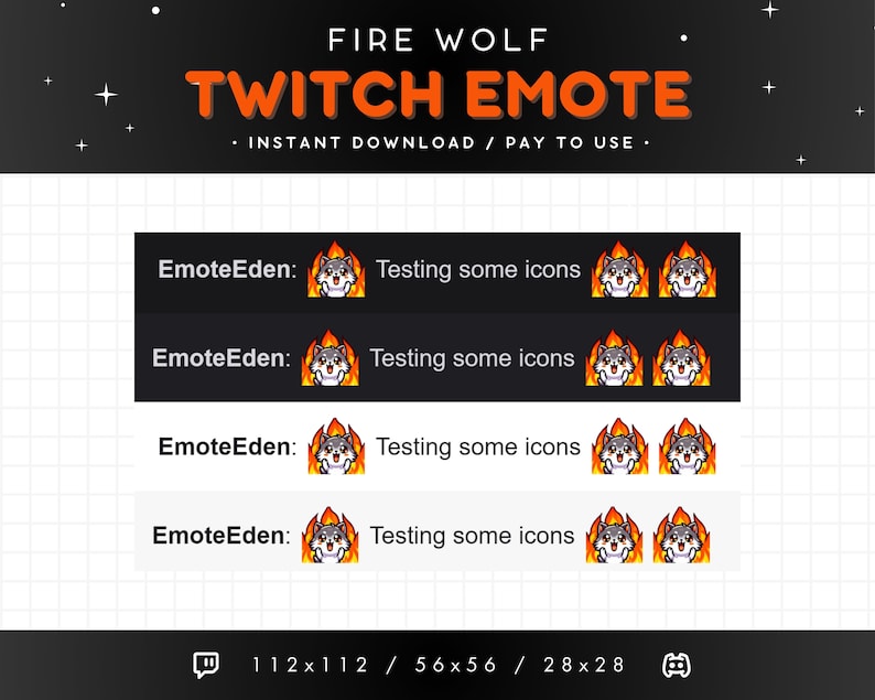 Wolf Twitch Emote Fire Mad Rage Wolf Discord Emote, Wolf Streaming ...