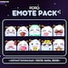 Star Guardian Akali Twitch Emote Pack 6x - Akali League of Legends ...