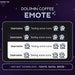 Cute Dolphin Twitch Emote Coffee - Drink Dolphin Emote, Dolphin Discord ...