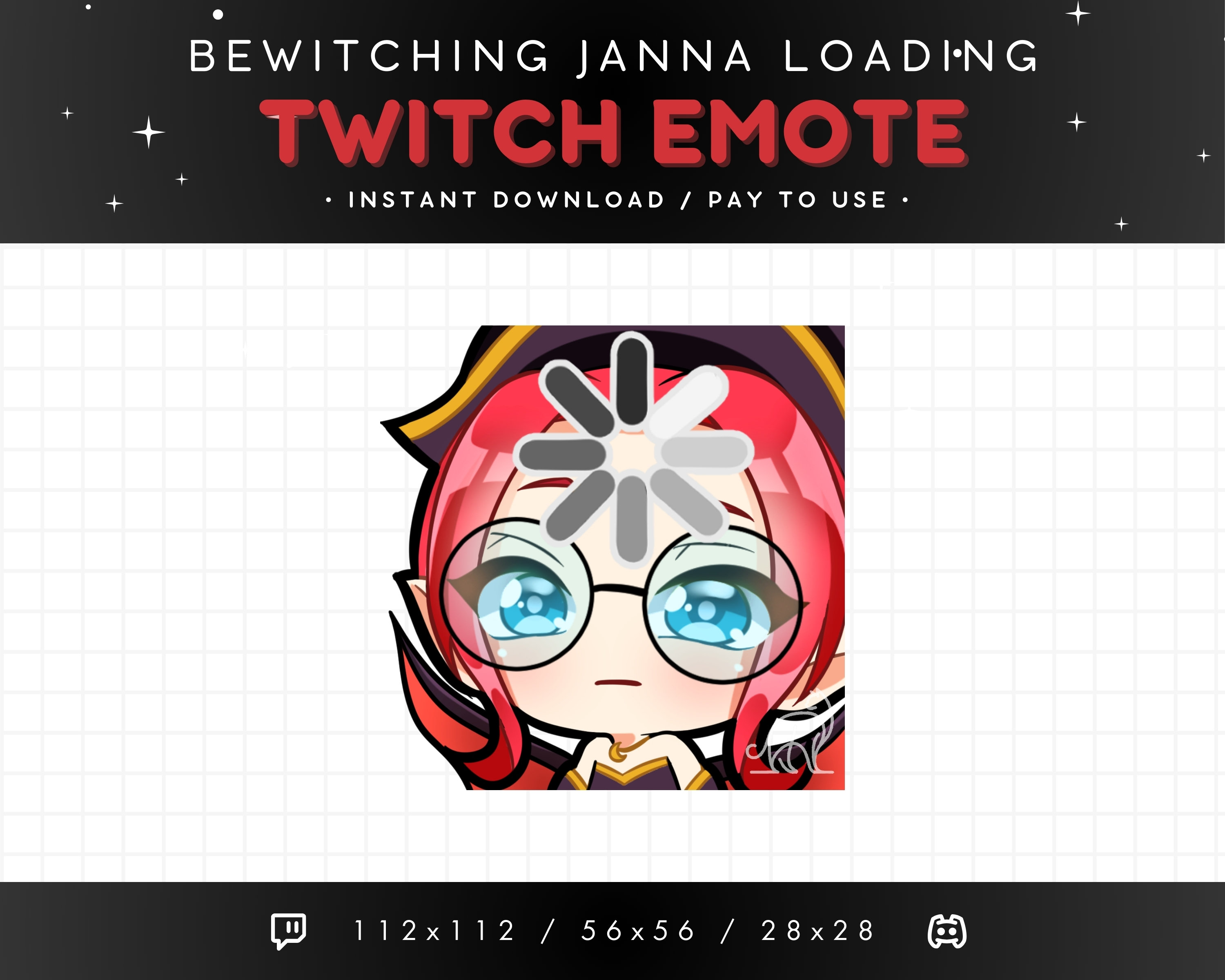 Bewitching Janna Twitch Emote Loading Janna League of Legends, Cute ...