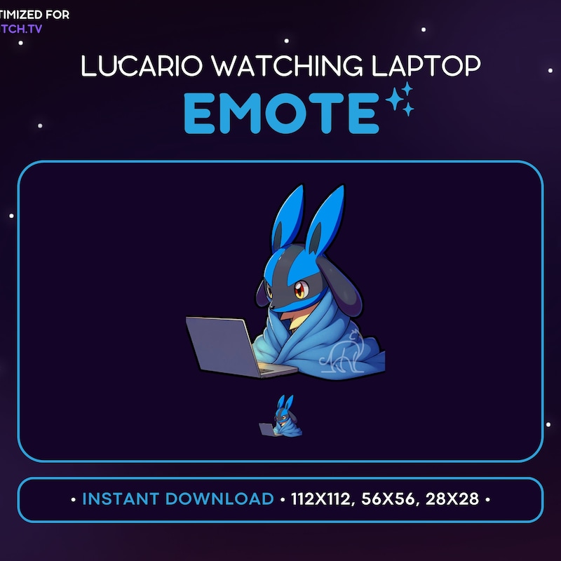 Lucario Emotes - Etsy