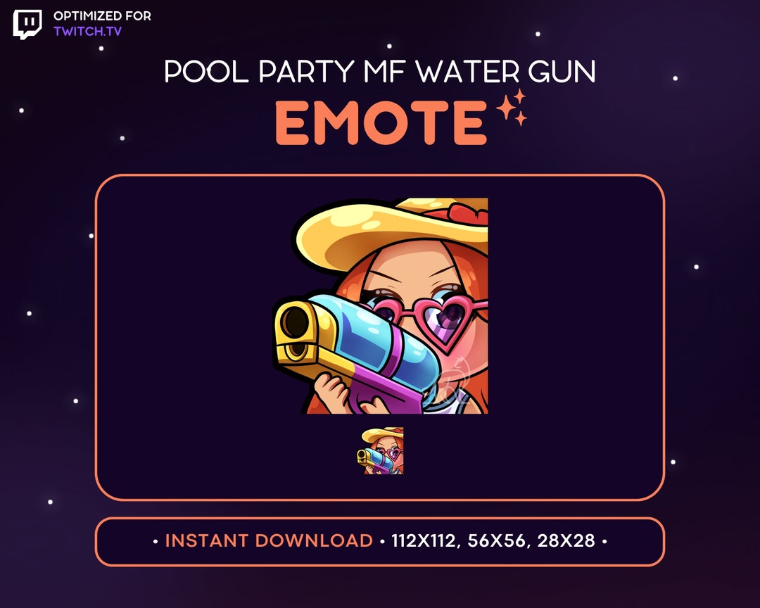 Pool Party Miss Fortune Twitch Emote - Aim Gun MF League of Legends, MF ...