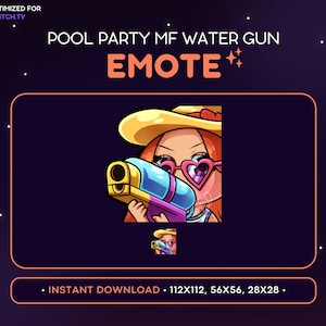 Pool Party Miss Fortune Twitch Emote - Aim Gun MF League of Legends, MF ...