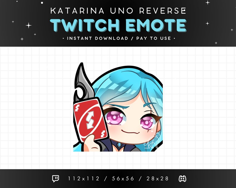 Death Sworn Katarina Twitch Emote Uno Reverse Katarina League of ...