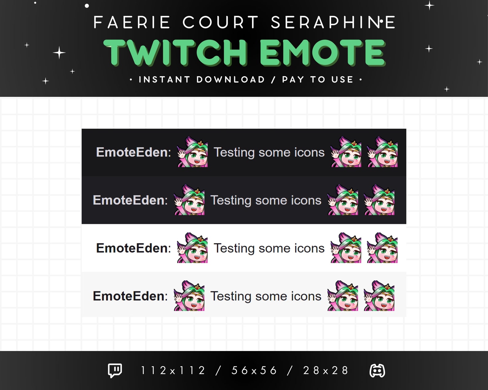 Faerie Court Seraphine Twitch Emote Wave Seraphine League of Legends ...