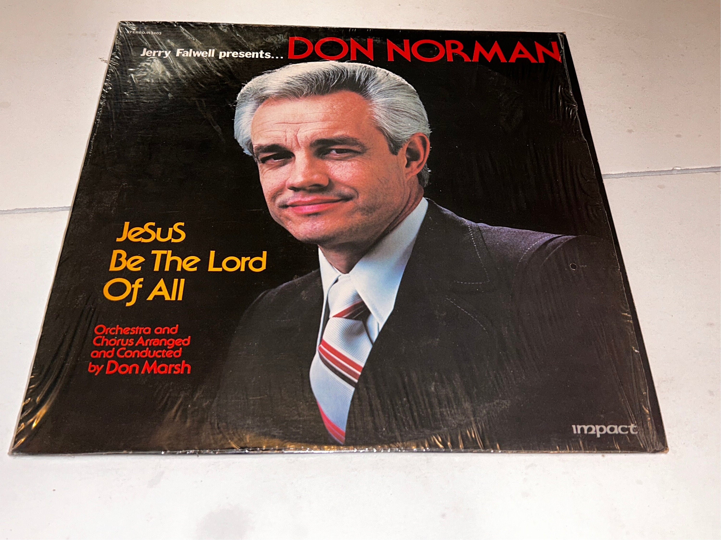Don Norman Jesus Be the Lord of All Southern Gospel Music Vinyl Lp - Etsy