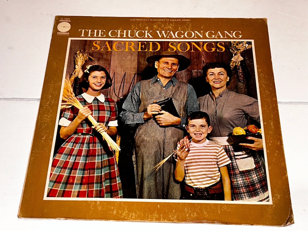 The Chuck Wagon Gang Sacred Songs Southern Gospel Music Vinyl Lp - Etsy
