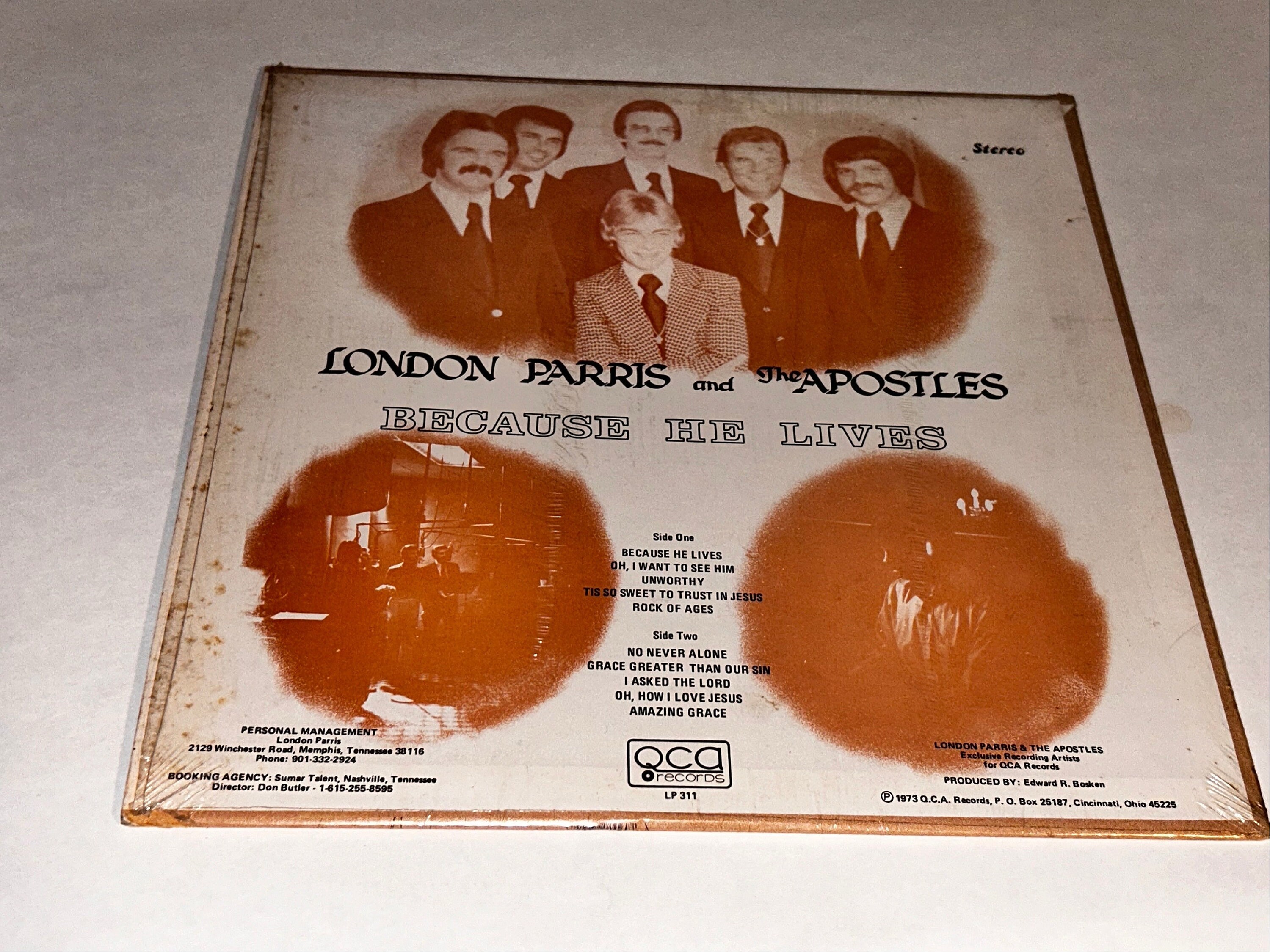 London Parris and the Apostles Because He Lives Southern Gospel Music ...