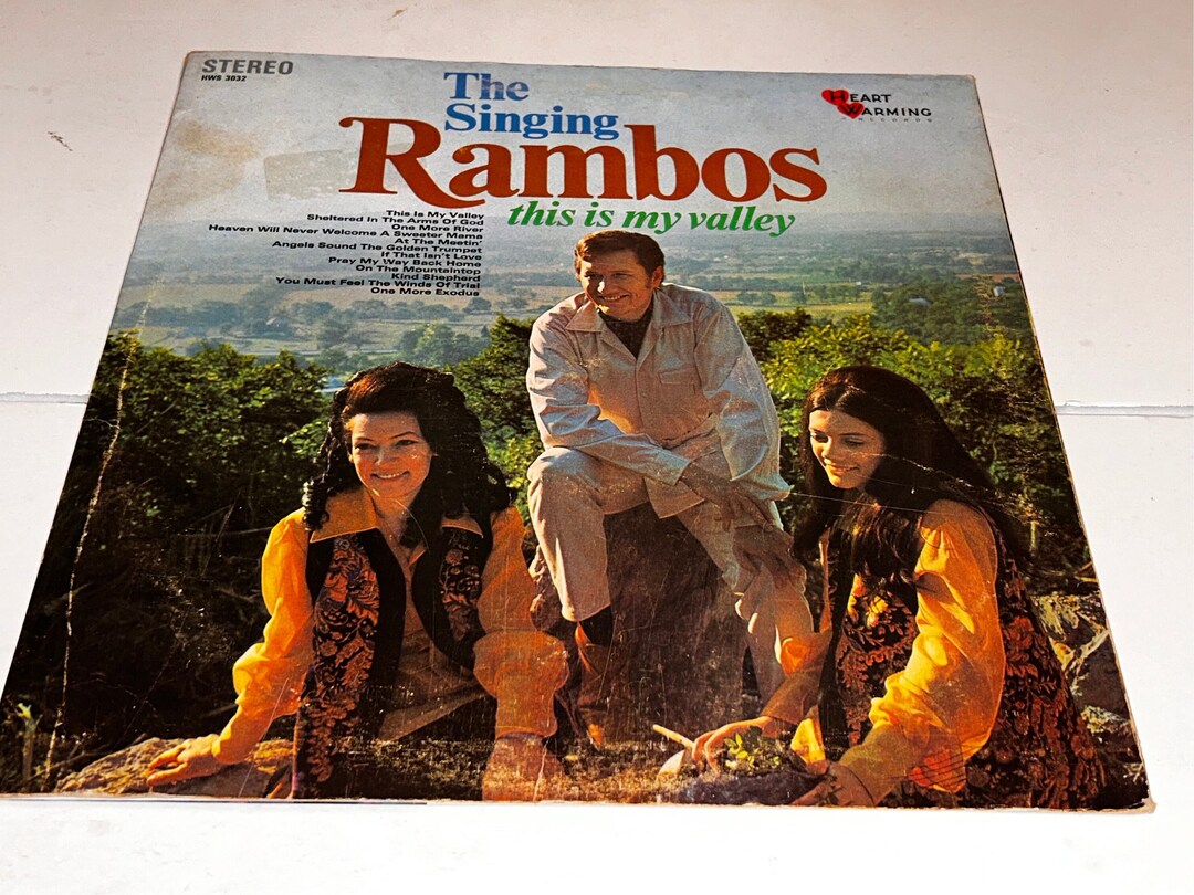 The Singing Rambos This is My Valley Southern Gospel Music Vinyl Record ...