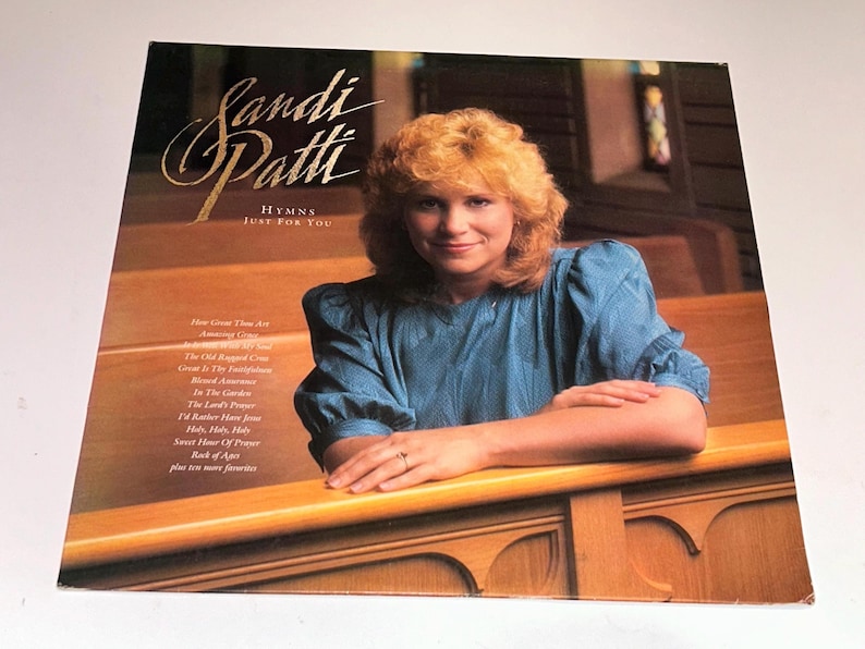Lp Sandi Patti Hymns Just for You Gospel Music Vinyl Record Album Lp - Etsy