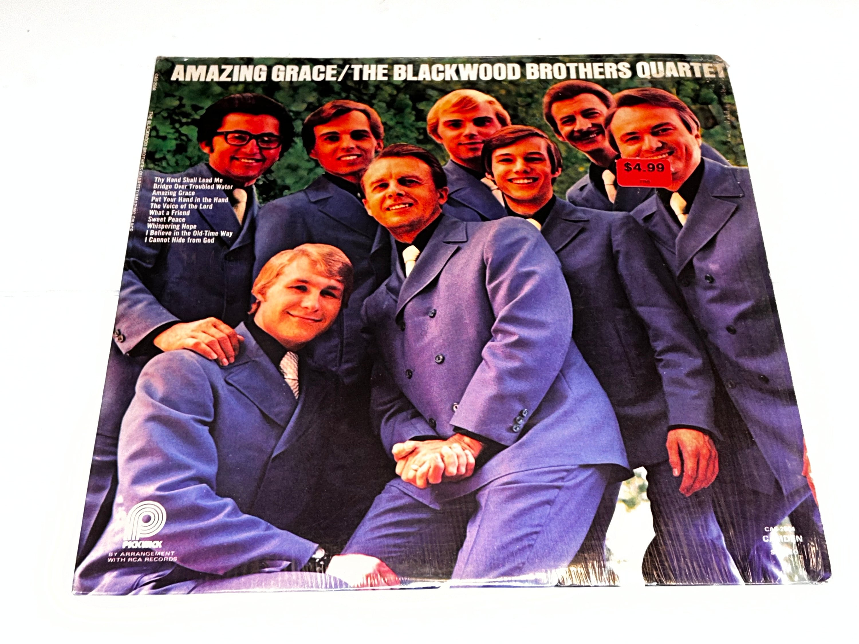 Blackwood Brothers Quartet Amazing Grace Southern Gospel Music Vinyl Lp ...