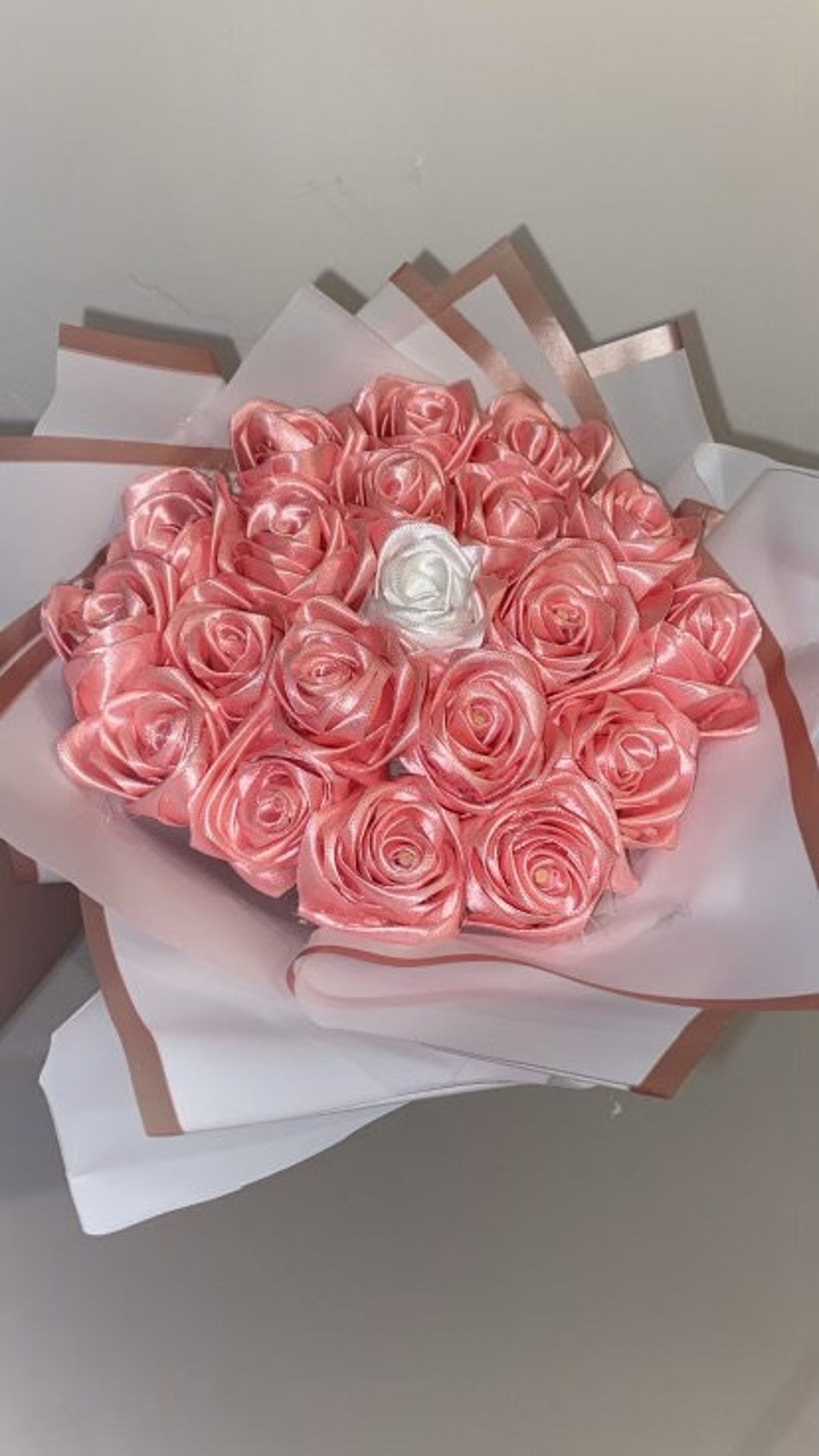 Ribbon Roses/ Eternal Flowers /ramos Buchones - Etsy