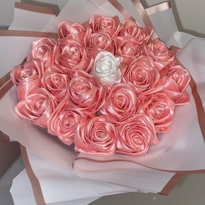 Ribbon Roses/ Eternal Flowers /ramos Buchones - Etsy