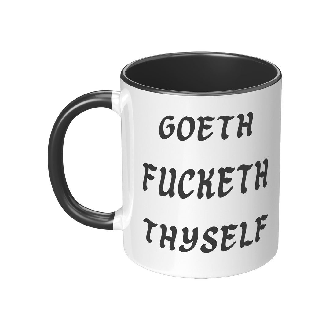 Rude Mug, Swear Mug, Funny Mug , Accent Mug, White Mug, Ceramic Mug ...