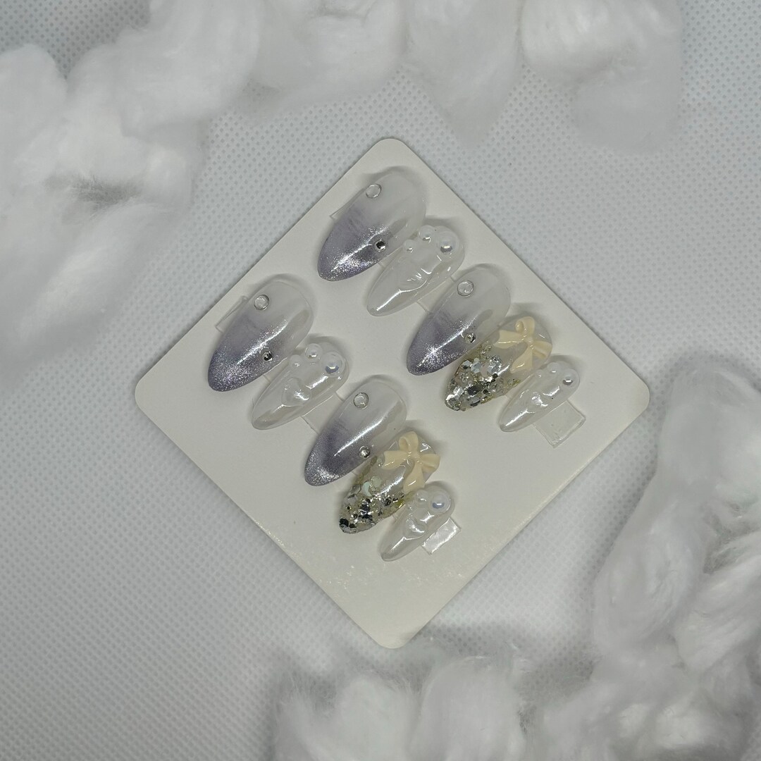 Frosted Glass | Holiday Nails, Winter Nails, Christmas Nails, Glitter ...