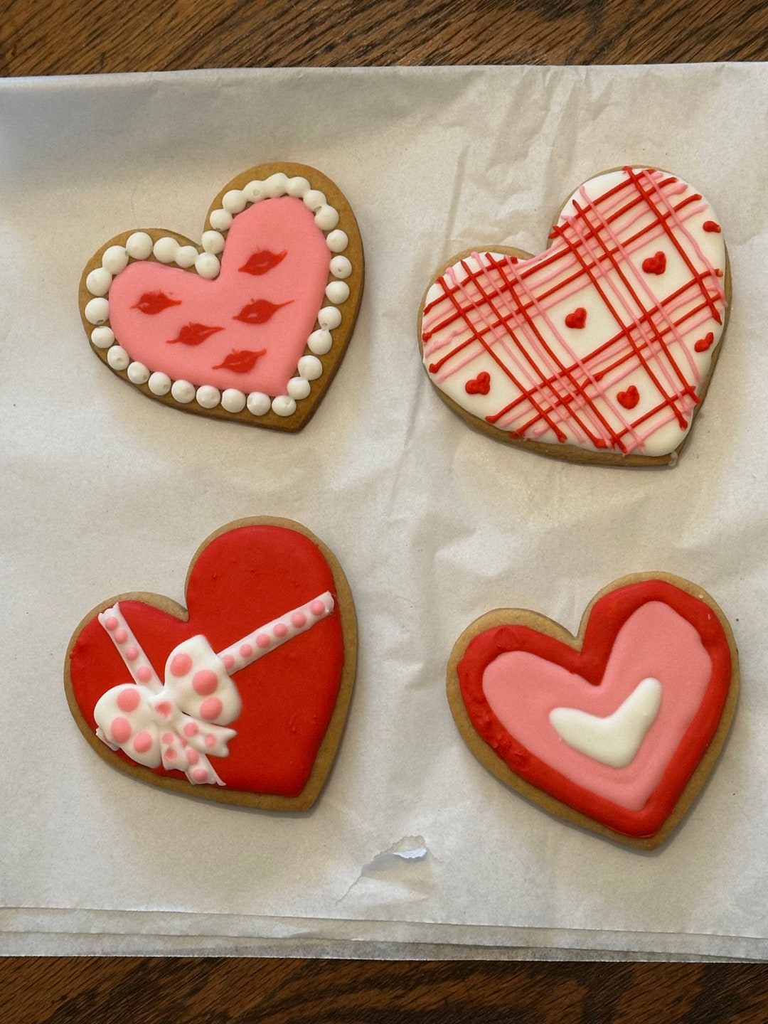 All Hearts Valentines Day Sugar Cookies - Etsy