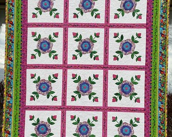 Tulip Rose of Sharon Quilt Pattern - Etsy