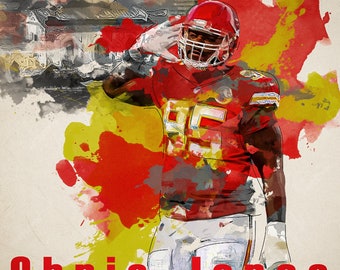 Patrick Mahomes, Poster, Wall Art Printable, Kansas City Chiefs ...