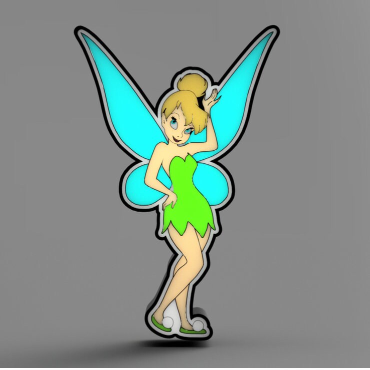 Tinkerbell Light Box - Etsy