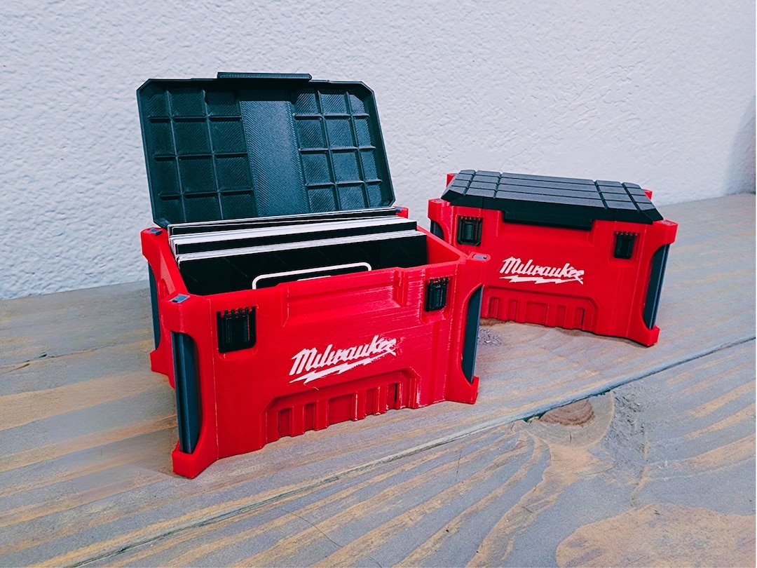 Milwaukee Packout Business Card Holder Mini 3D Printed Replica Red ...