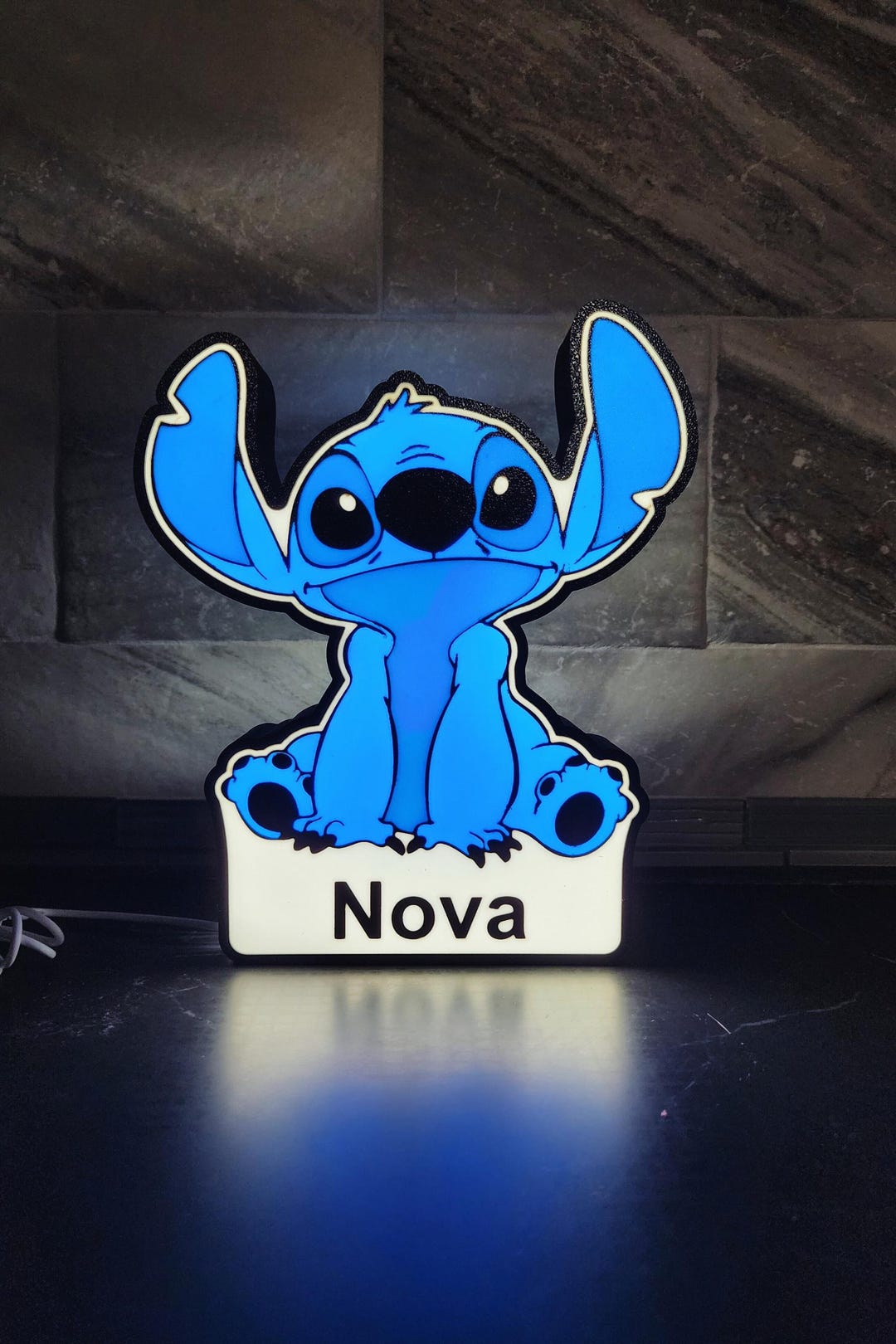 Glow With Stitch: Customizable 3d-printed LED Light Box - Etsy
