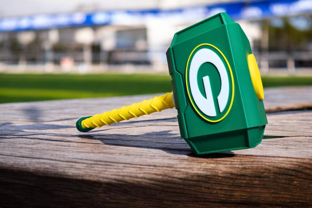 Green Bay Packers 3D Printed Thor Hammer | Medium & Large | With or ...