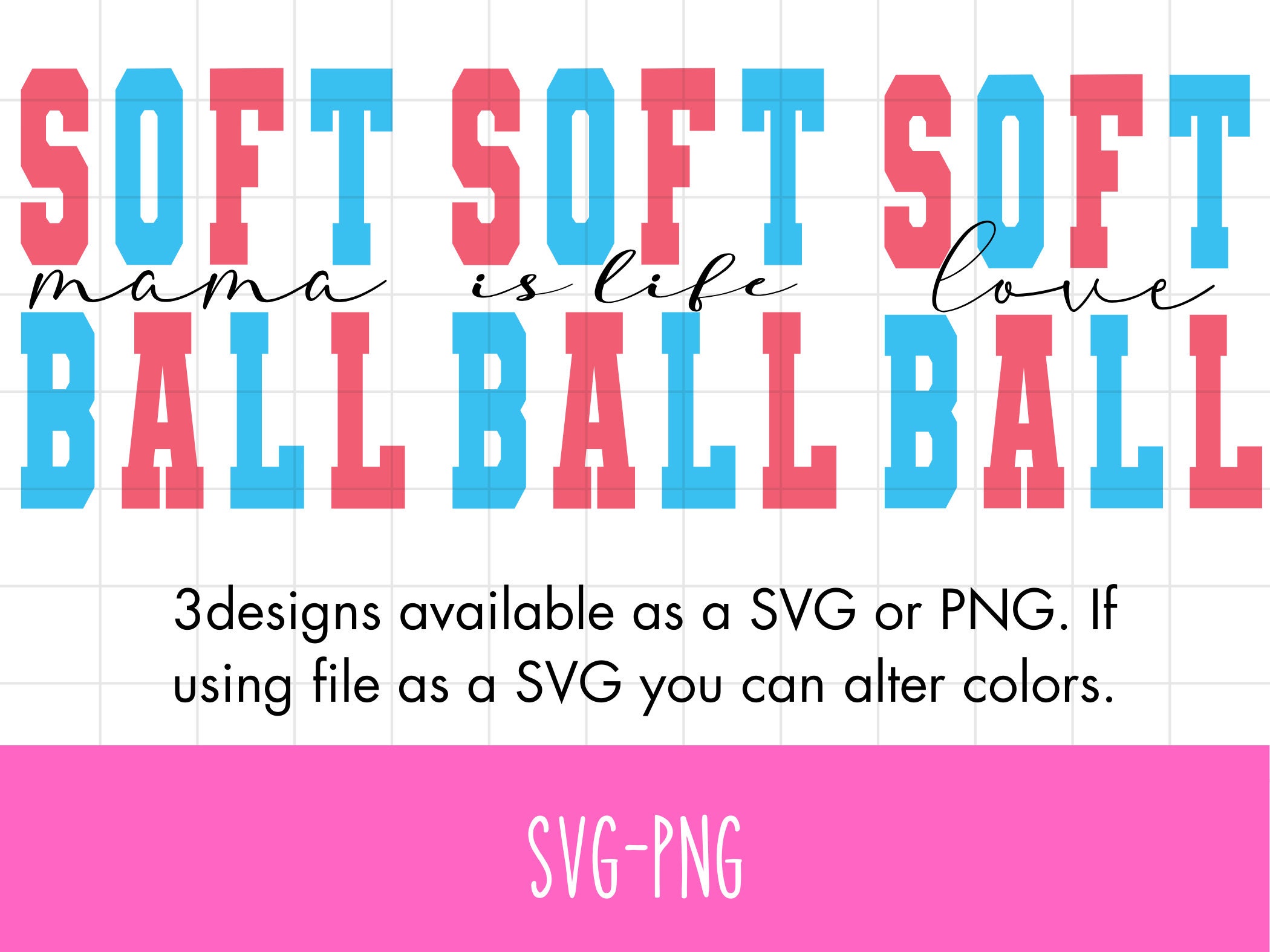 Softball SVG, Softball PNG, Softball Heart Svg, Softball Mama Svg ...