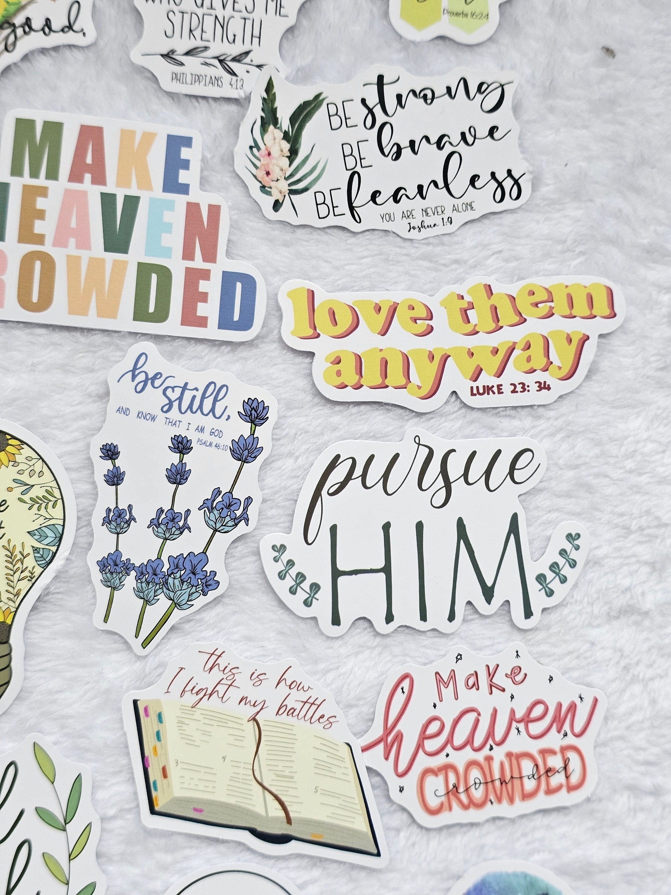 Boho Christian Sticker Christian Bible Verse Sticker Pack Journal ...