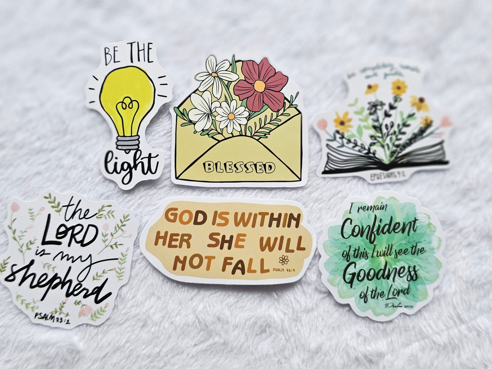 Boho Christian Sticker Christian Bible Verse Sticker Pack Journal ...