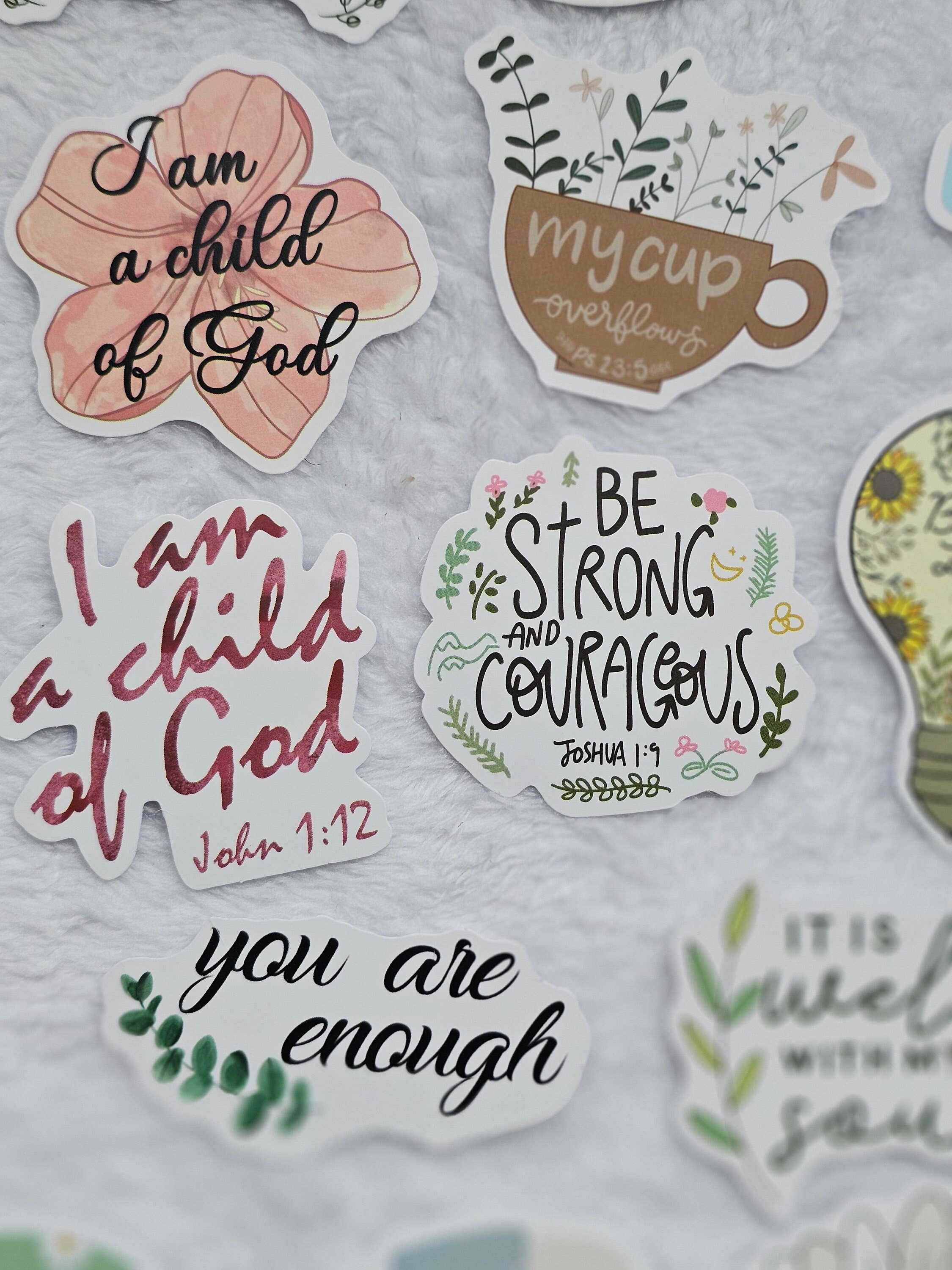 Boho Christian Sticker Christian Bible Verse Sticker Pack Journal ...