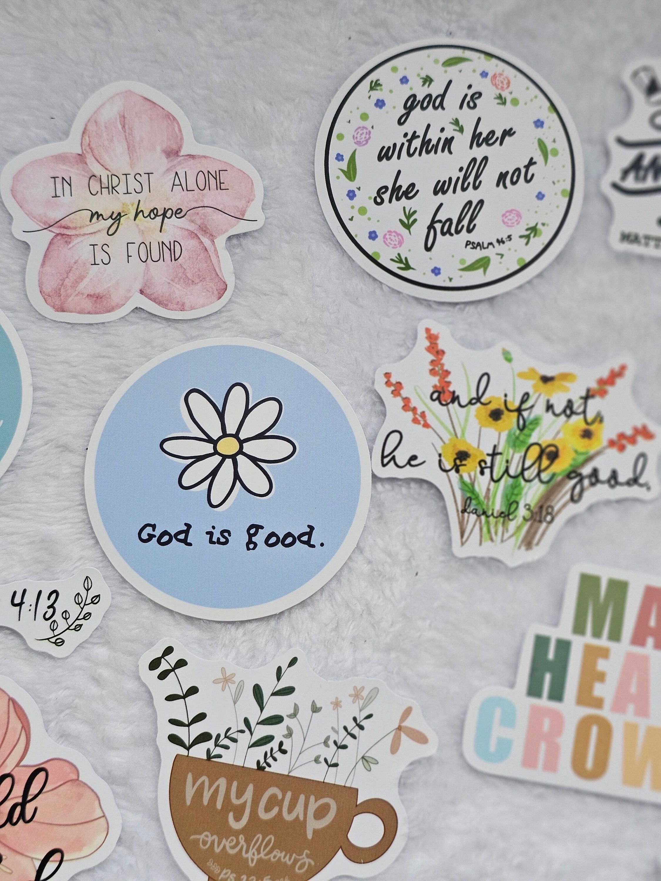 Boho Christian Sticker Christian Bible Verse Sticker Pack Journal ...