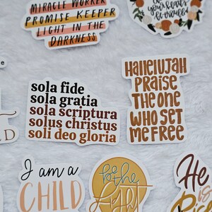 Retro Christian Sticker Christian Bible Verse Sticker Set Journal ...