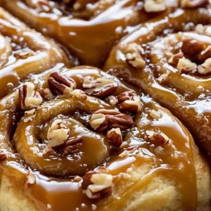 Brown Butter " Caramel Pecan Cinnamon Rolls" One Dozen - Etsy